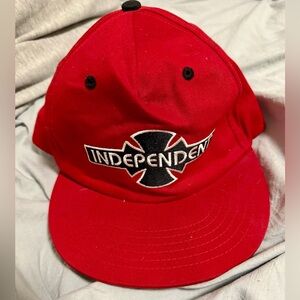 Accessories | Red Independent Trucks Logo Cap | Poshmark